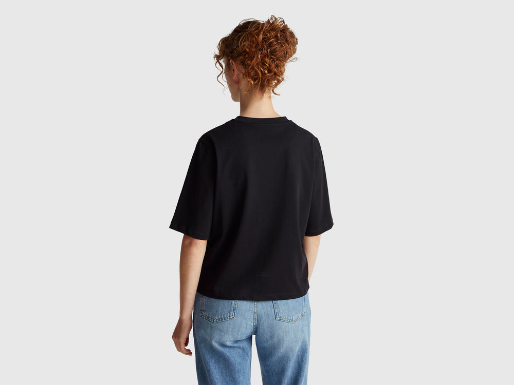 Black t-shirt with Coco Capitán print